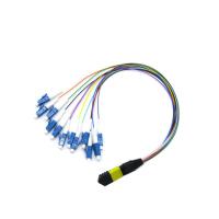 China 12 Core MPO MTP Cable with OM4 Mode and Customizable Length for High-Speed Data Networks for sale