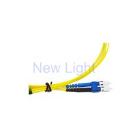 China Uniboot Duplex LC to LC Single Mode Fiber Optic Patch Cord for FTTH FTTB Networks for sale