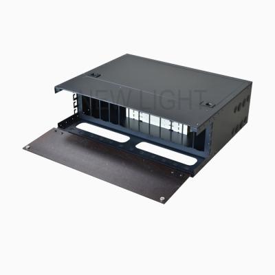 China 3U 144 Core Fiber Optic Patch Panel with SC Port and 19-inch Standard Size for FTTH Networks for sale
