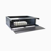 China 3U SC/APC Port Fiber Optic Patch Panel and Distribution Box with 19-inch Standard Size and Cold-Rolled Steel Construction for sale