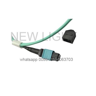 China 12 Core OM4 MPO MTP Fiber Optic Cable with Duplex LC Connector for High-Density Networks for sale