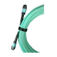 China OM4 12 Core MPO MTP Cable for 40/100 G High-Speed Fiber Optic Patch Cord for sale