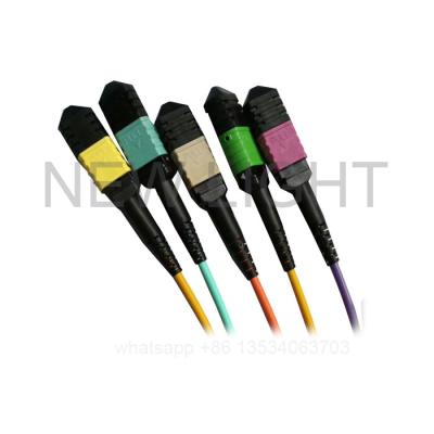 China Low Loss 0.35dB Standard Loss 0.60dB MPO MTP Cable for 40Gbps Data Centre Infrastructure for sale