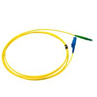 China Yellow Cable Single-Mode E2000 To LC APC G657A2 Optical Fiber Patch Cord for FTTH and Telecommunications for sale