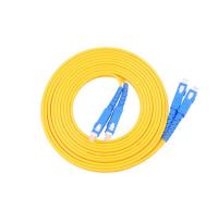 China Blue Duplex Fiber Optic Patch Cord SC UPC Single Mode 1310nm with G652D Cable and ≤0.3dB Insertion Loss for sale