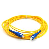 China IEC Standard SC Fiber Optical Patch Cord with LSZH Jacket and Flammability Rating for Network Applications for sale