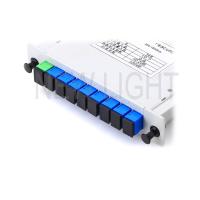 China Bare Fiber 250μm Stainless Steel Tube 1x2 PLC Splitter for Fiber Optic Signal Distribution for sale