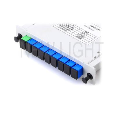 China Bare Fiber 250μm Stainless Steel Tube 1x2 PLC Splitter for Fiber Optic Signal Distribution for sale