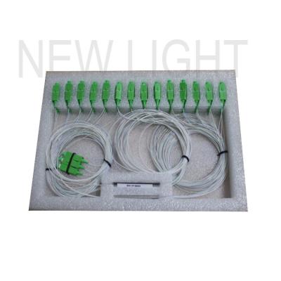 China 1x32 PLC Splitter with SC APC Connector and Low Insertion Loss for Fiber Optic Networks for sale