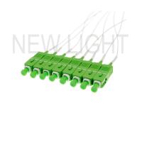 China 1x8 Fiber Optic PLC Splitter with Low Insertion Loss High Return Loss and Temperature Stability for FTTH Networks for sale