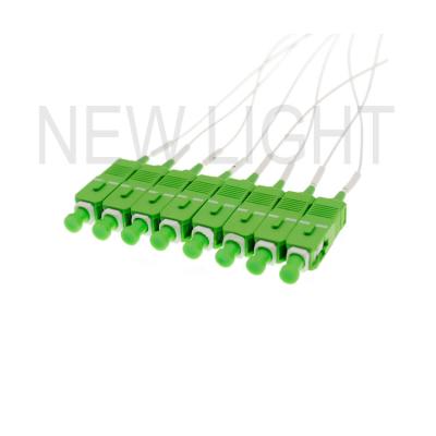 China 1x8 Fiber Optic PLC Splitter with Low Insertion Loss High Return Loss and Temperature Stability for FTTH Networks for sale