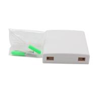China 2 Port IP65 Wall Mountable FTTH Termination Box for Indoor Fiber Optic Terminal Applications for sale