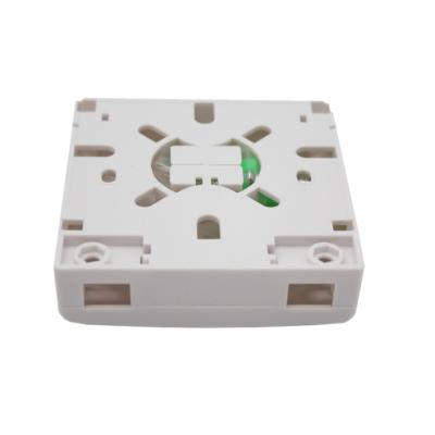 China FTTH Termination Box with 2 Port SC Faceplate - Wall Mountable Mini Optical Terminal Box for Waterproof Outdoor Use for sale