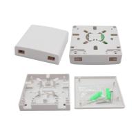 China 2 Port Waterproof FTTH Termination Box Wall Mountable SC Optical Fiber Termination Box for sale