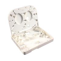 China 4 Port PC+ABS Mini Fiber Optic Termination Box Wall Mountable FTTH Distribution Box for sale