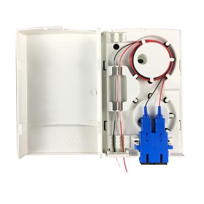 China ABS+PC Material Wall Mountable Waterproof IP65 Fiber Optic Termination Box for FTTH Networks for sale