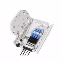 China 4 Port FTTH Fiber Optic Terminal Box - Wall Mountable Waterproof Outdoor Fiber Optic Distribution Box for sale