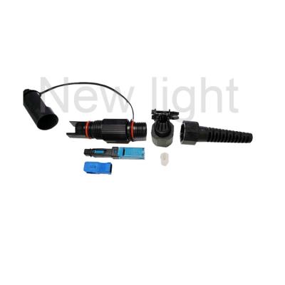 China IP67 Waterproof FTTA Outdoor SC/APC Connector with Field Fast Assembly for Temperature Extremes for sale