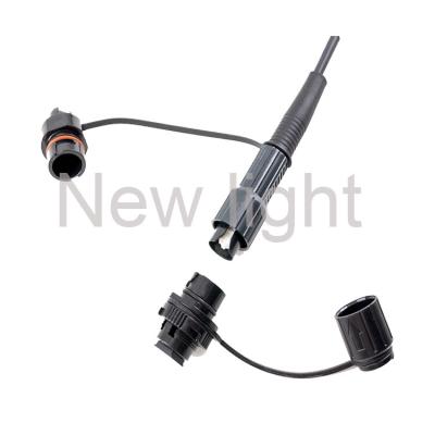 China Mini Outdoor Optical Fiber Patch Cord with SC/APC Connector IP67 Waterproof for FTTA Applications for sale