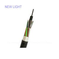 China Single Mode G652D G657A Loose Tube Armored Fiber Optic Cable with LSZH Outer Jacket for Aerial Usage for sale