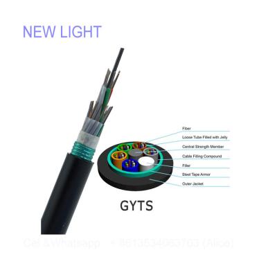 China Waterproof Rodent Resistant UV Stabilized Fiber Optic Cable for Indoor and Outdoor Use GYFTA GYTS for sale