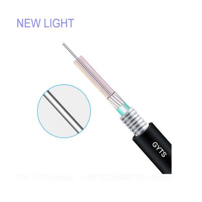 China 24 Core GYTS Fiber Optic Cable with LSZH Jacket for Aerial Application for sale