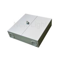 China 12/24 Fiber Indoor Wall-Mount Fiber Optic Distribution Box with Cold-Roll Steel Enclosure for sale