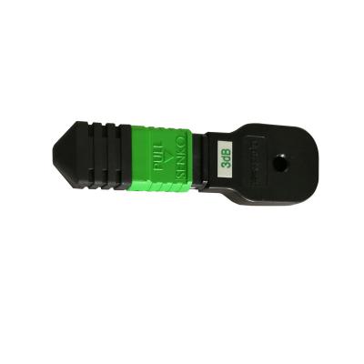 China 3 dB Attenuation 12 Fiber MPO Attenuator Single Mode Fiber Optic Attenuator for 40G/100G Networks for sale