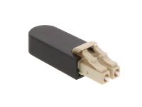 China PC Polishing 50/125um LC Connector Fiber Optic Loopback Multimode Fiber Loopback Plug for sale