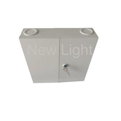 China 48 Port Waterproof Wall Mount Fiber Optic Distribution Box and Patch Panel for Outdoor and Indoor Use for sale