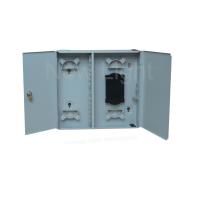 China 48 Port Fiber Optic Distribution Box with Cold-Roll Steel Construction for Wall-Mount Applications for sale