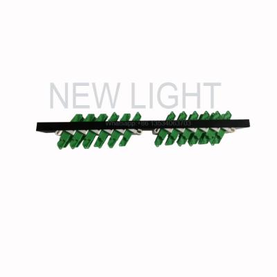 China 1U Rack Mount Fiber Optic Patch Panel with Slide-Out Tray and 12/24/48 Fiber Capacity for Easy Management for sale