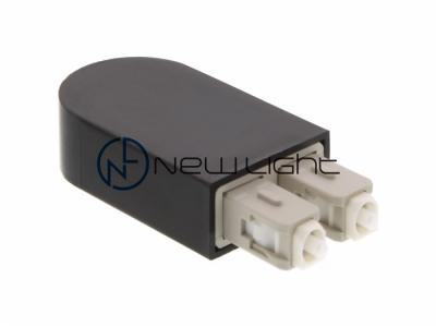 China SC Duplex Fiber Optic Loopback with Plastic Material Stable Insertion Loss and SC to SC Connector for Multimode Fiber Testing for sale