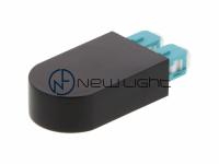 China 40G 50/125um Duplex Cable Fiber Optic Loopback Plug with SC Connector for sale
