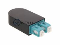 China 40Gibt OM3-300 Aqua Cable Fiber Optic Loopback for High-Speed Data Transmission Networks for sale