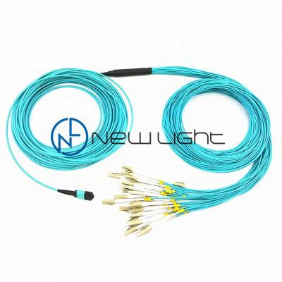 China 8/12/24 Core MPO MTP Patch Cord with Modular Design and 3 Years Warranty for sale