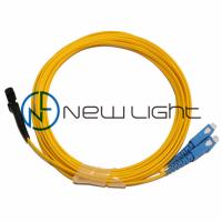China MTRJ to SC Female Duplex Fiber Optic Patch Cord 2 Meters Length Single Mode with LSZH Jacket for sale
