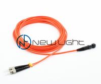 China MTRJ Male Multimode Optical Fiber Patch Cord with Customized Length for High-Speed Data Transmission for sale