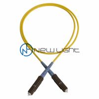 China Low Insertion Loss 3M MU Single Mode Fiber Optic Patch Cord with Simplex Fiber for sale