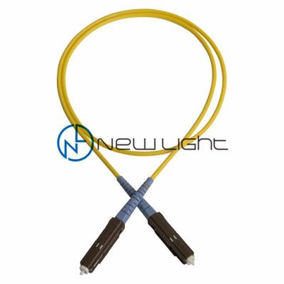 China Low Insertion Loss 3M MU Single Mode Fiber Optic Patch Cord with Simplex Fiber for sale