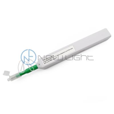 China SC FC ST 2.5mm Diameter Fiber Optic Cleaning Pen with 800 Cleans Using Life and Antistatic Resin for Reliable Fiber Connector Cleaning for sale