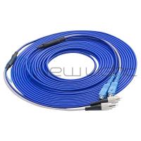China 5m OM4 12 Core MPO/MTP Optical Fiber Patch Cord with LSZH Material and Low Insertion Loss for sale