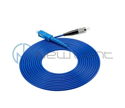 China 10 Meters SC FC Fiber To Home Cable with G657A2 Core Fiber Optic Patch Cord for sale