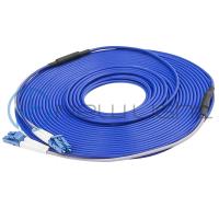 China Duplex LC To LC Metal Armoured Optical Fiber Patch Cord for CATV Applications for sale