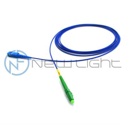 China LC APC 8 Degree Polishing Armoured Fiber Optic Patch Cord with ≤0.3dB Insertion Loss for FTTH FTTB FTTX Networks for sale
