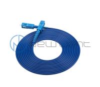 China SC Indoor Simplex Armored Fiber Optic Patch Cord with Anti-Rat Bite Customized Length and ≤0.3dB Insertion Loss for sale