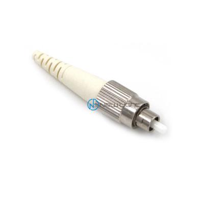 China 0.9mm Fiber Optic ST Connector with Low Insertion Loss and High Return Loss for Reliable Optical Fiber Connections for sale