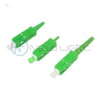 China High Return Loss APC Single Mode 0.9/2.0/3.0mm Fiber Optic SC Connector for sale