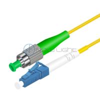 China FC to LC 9/125um Fiber Optic Patch Cord with ≤0.1dB Insertion Loss for Communication Test Equipment for sale