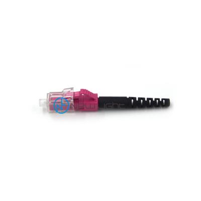 China Quick Connect LC Fiber Optic Connector with 1.6mm and 1.8mm Options and Low Insertion Loss for sale